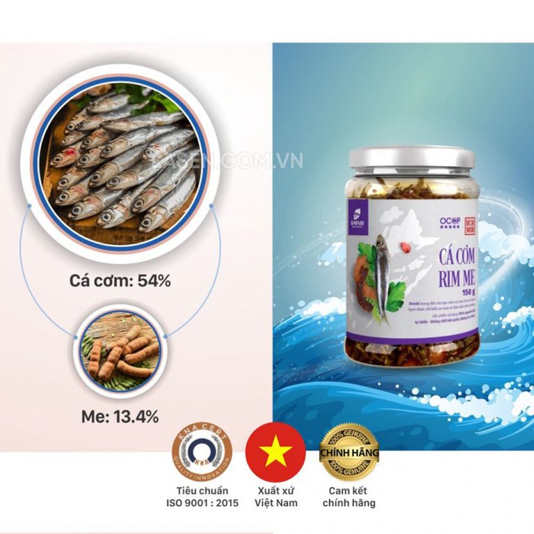 Cá cơm rim me BAVABI (150g) thực phẩm sạch đặc sản Vân Đồn Quảng Ninh ...